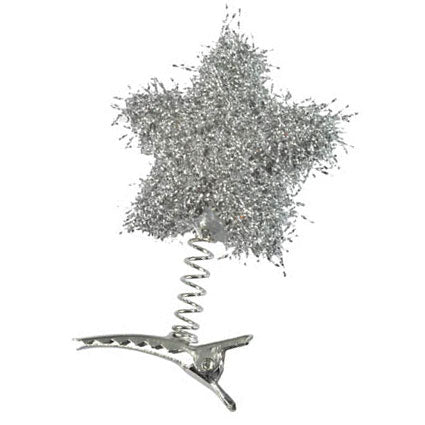 Tinsel Star Peg | Cherry Ribbon | Party Decoration