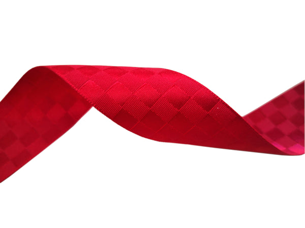 Dobby Satin Ribbon | Cherry Ribbon