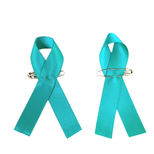 Awareness Ribbon-Teal | Cherry Ribbon