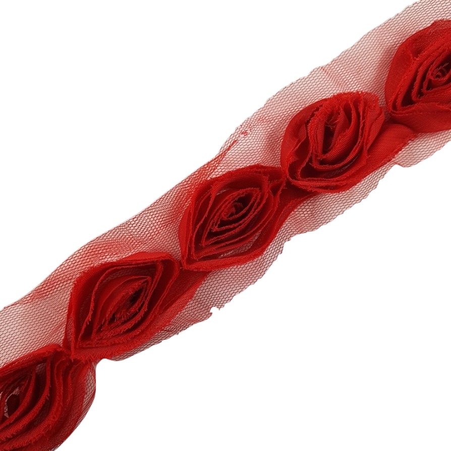 Red Ribbon | Printed Ribbon | Cherry Ribbon