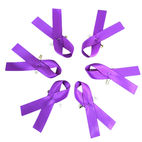 Awareness Ribbon-Purple | Cherry Ribbon