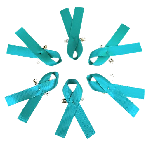 Awareness Ribbon-Teal | Cherry Ribbon