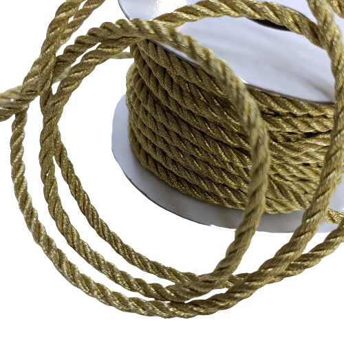 Gold Metallic Cord 2.5mm – Cherry Ribbon